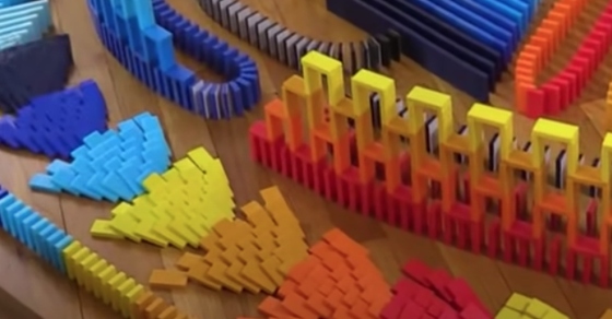 This Record-Setting Domino Setup Will Leave You Amazed