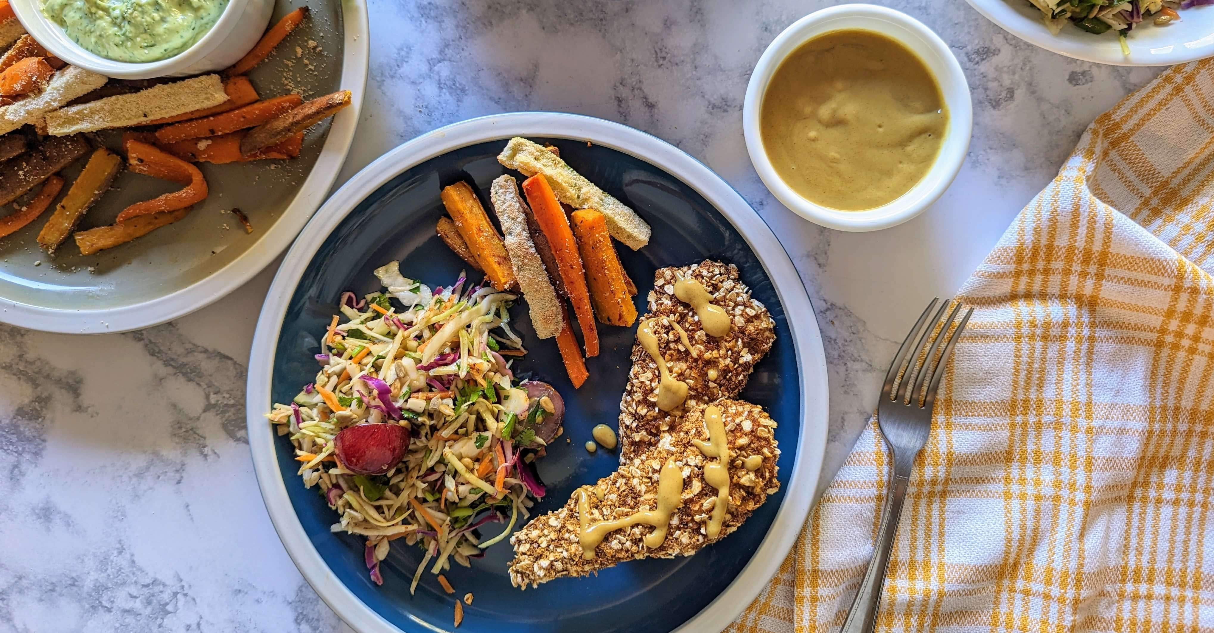 Healthy Chicken Tenders and Veggie Fries Recipe - Dario Connect